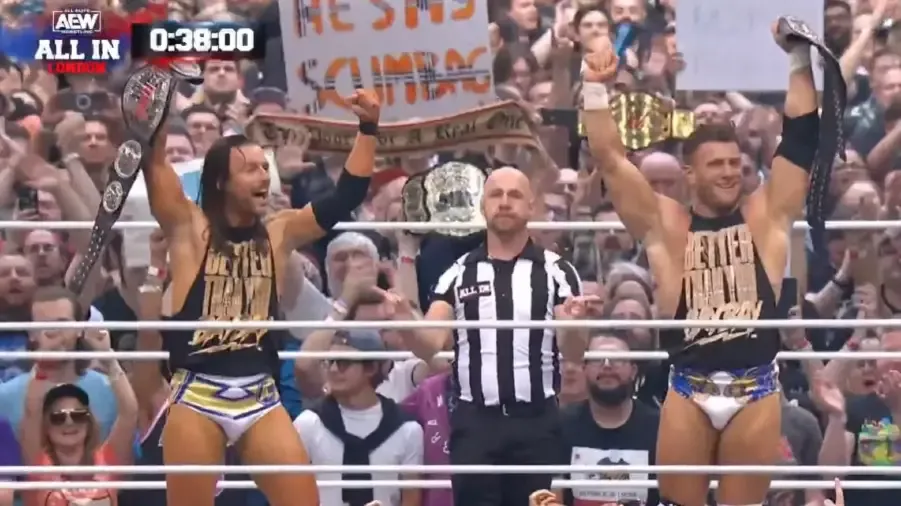 MJF, Adam Cole Win ROH World Tag Team Titles At AEW All In